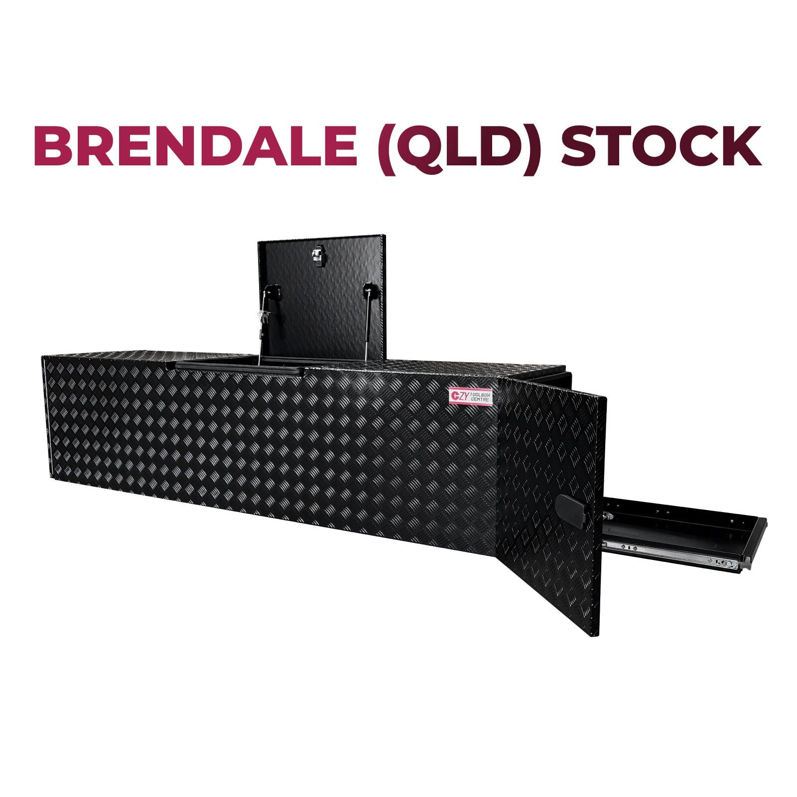 Aluminium Trailer Caravan Toolbox With Generator, Webber BBQ Slide in ...